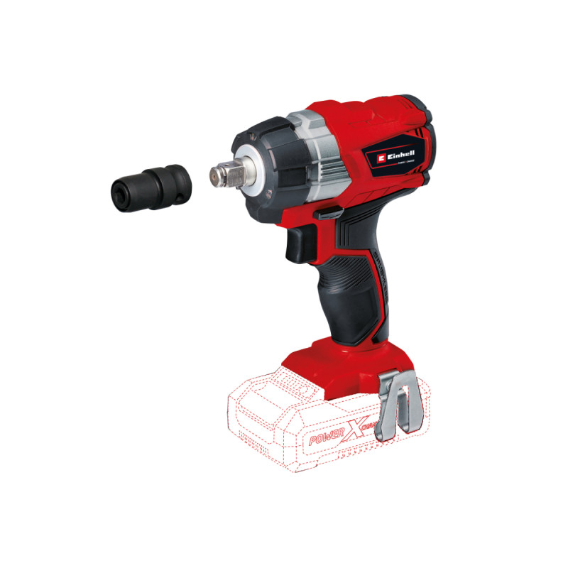 Pack EINHELL 18V Power X-Change - Boulonneuse sans fil - TE-CW 18 Li BL-solo - Starter Kit Power ...
