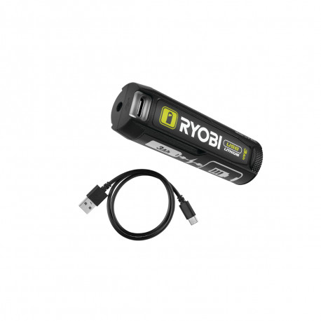 Batterie RYOBI 4V USB Lithium - 3,0Ah - avec câble USB - RB4L30 - Espace Bricolage